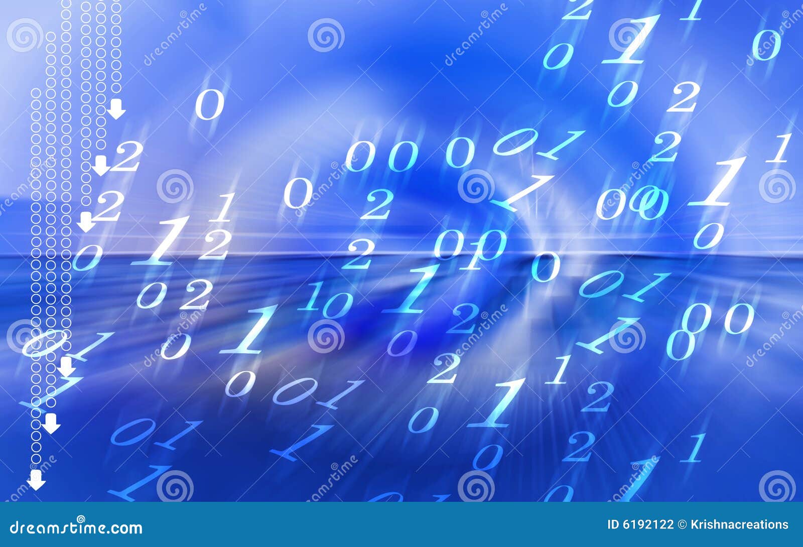 Number background stock illustration. Illustration of light - 6192122