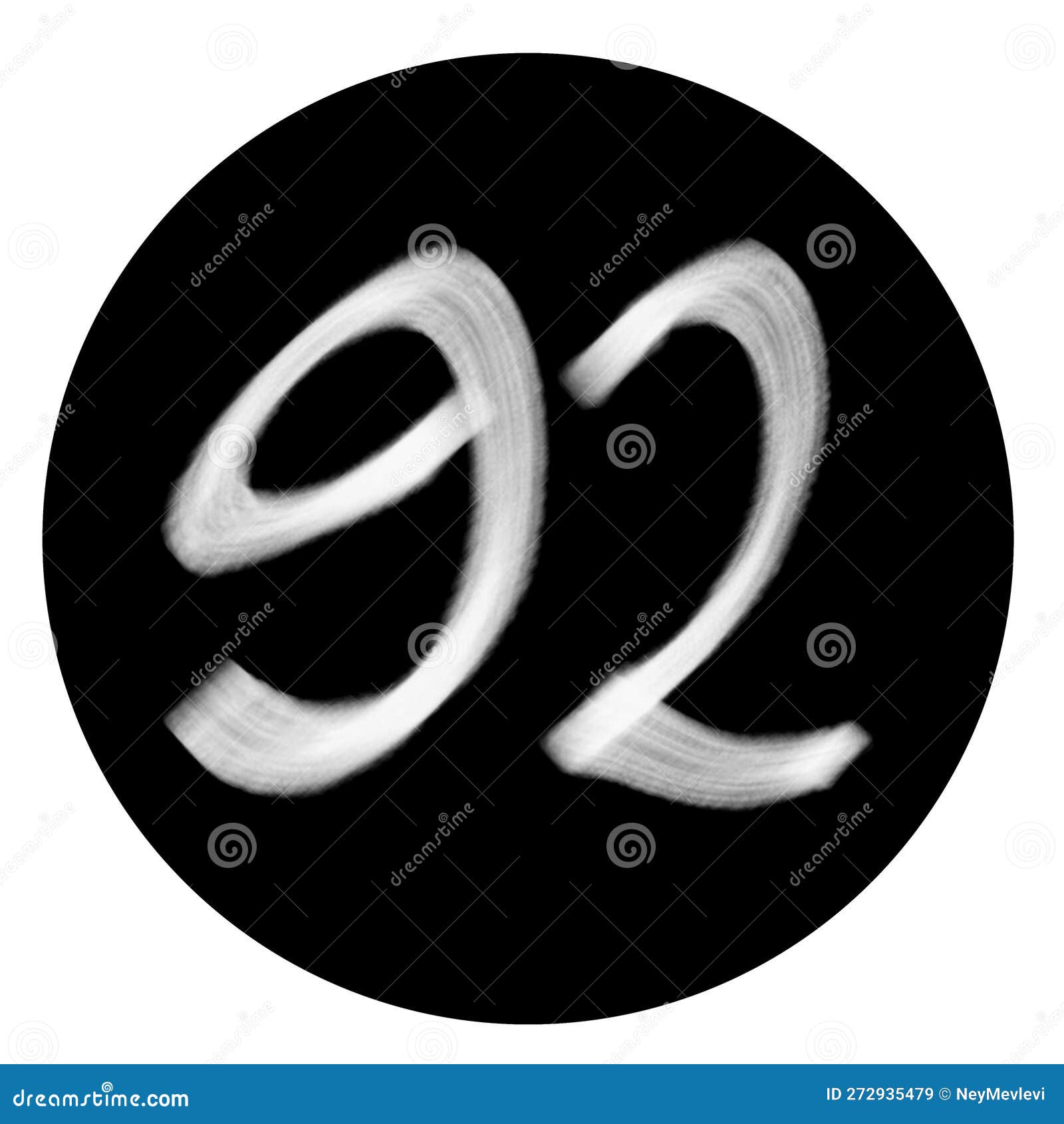 Number 92 in black circle stock vector. Illustration of typography ...
