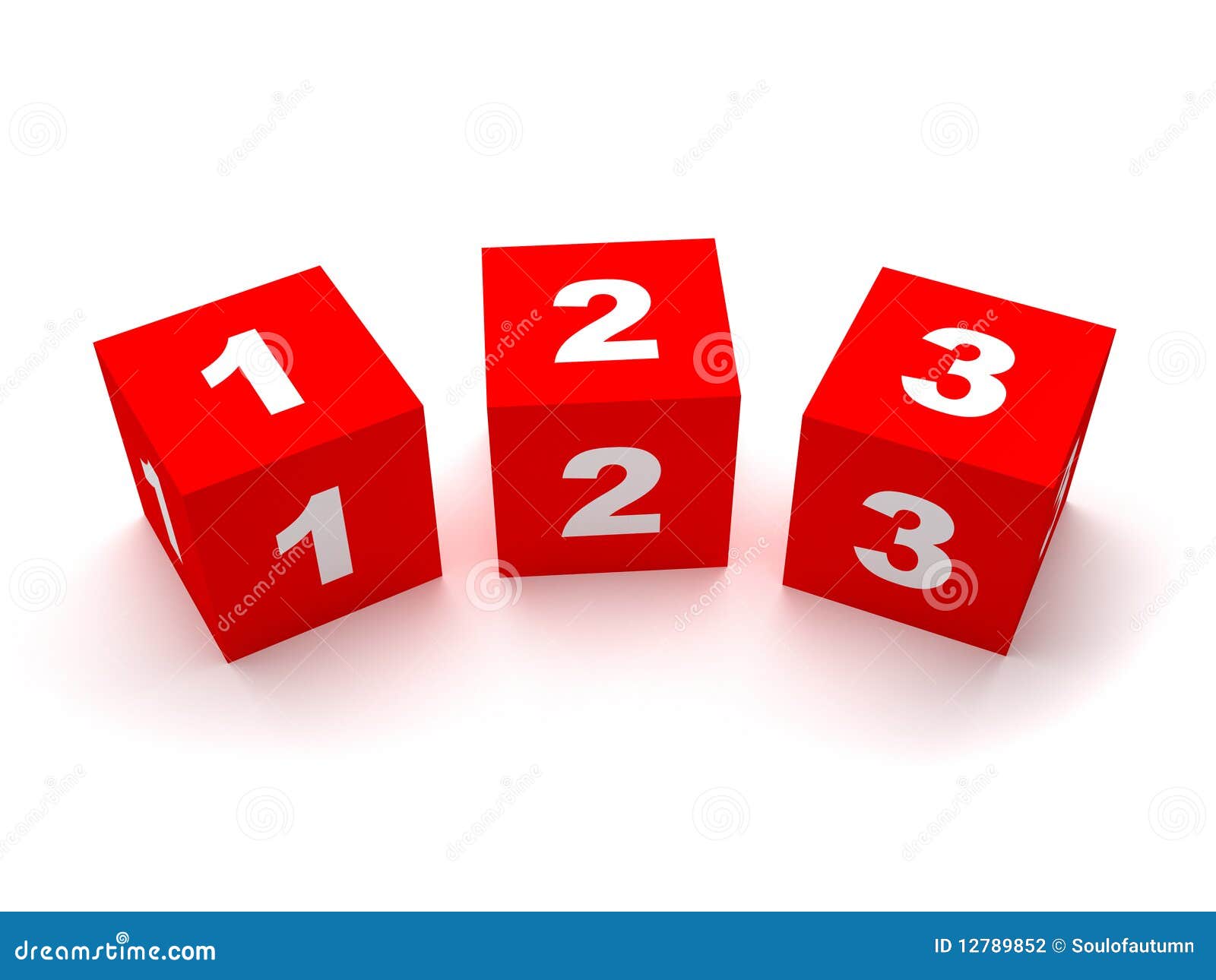 Number Blocks stock illustration. Illustration of shape - 12789852