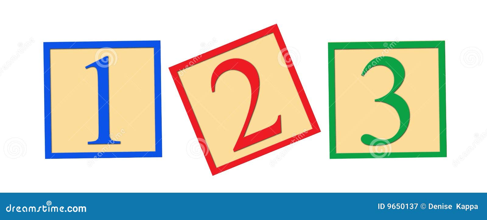 123 Blocks Clipart
