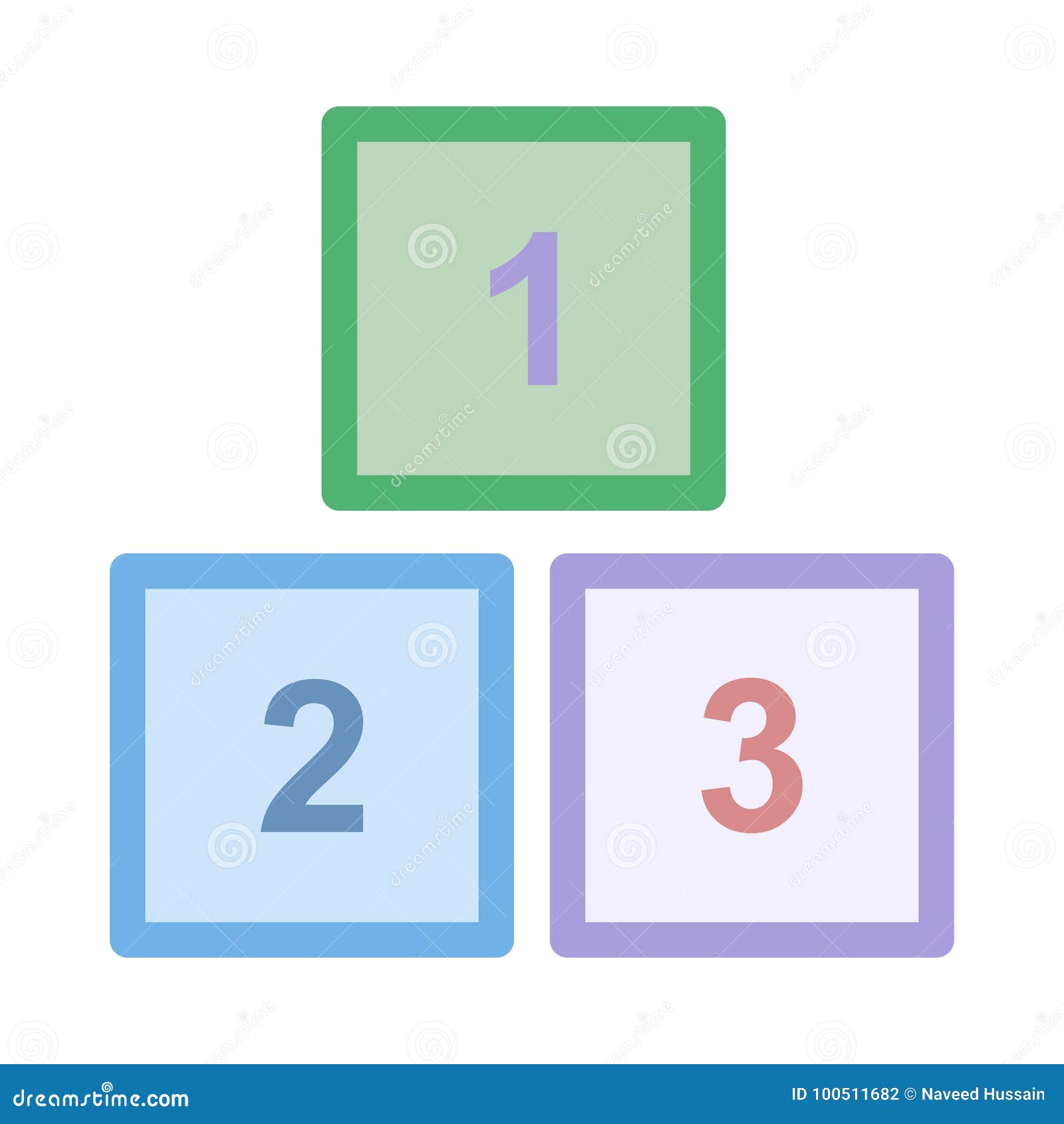 Number blocks icon stock illustration. Illustration of alphabet - 100511682