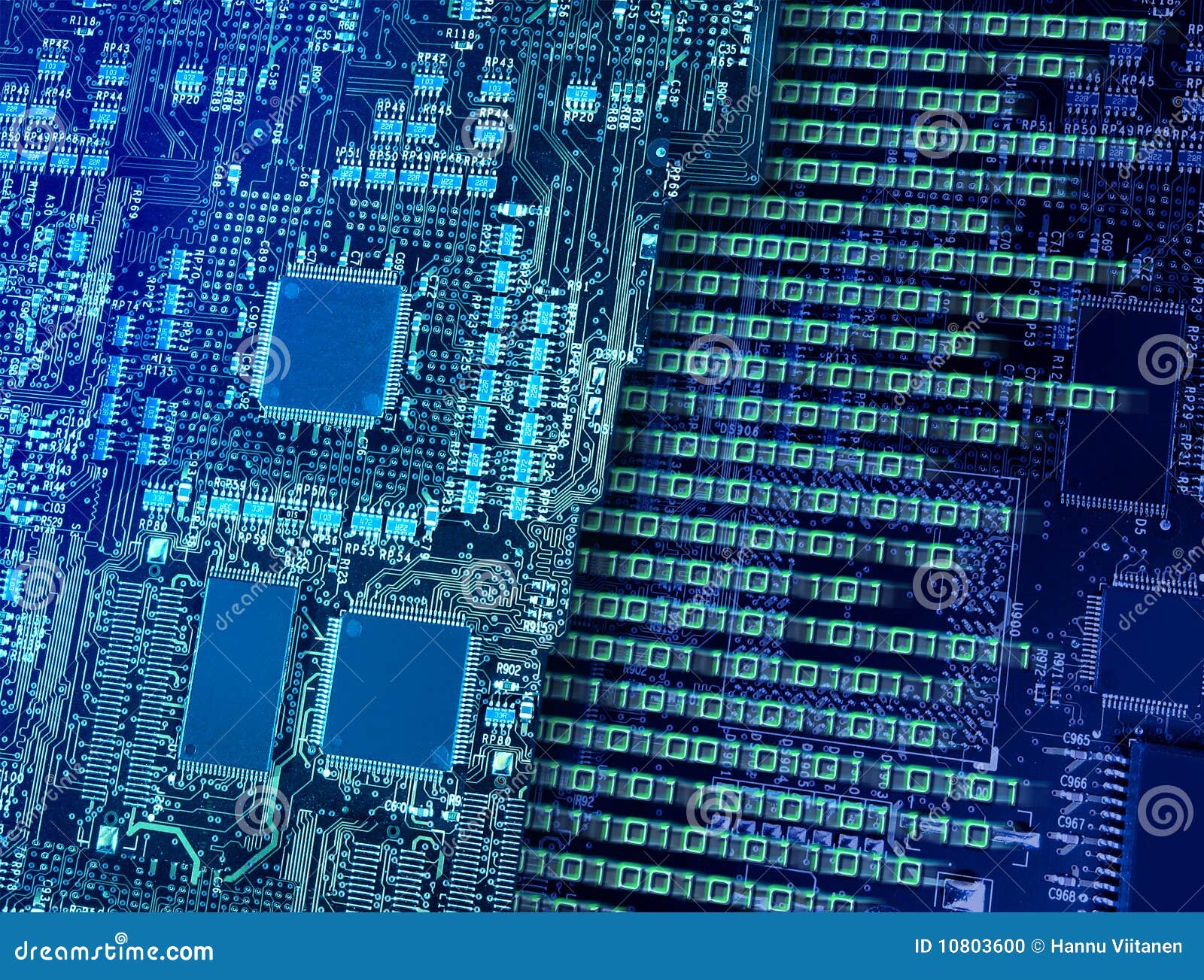 Number Breaking Cpu Circuits Stock Photo - Image of blue, information ...