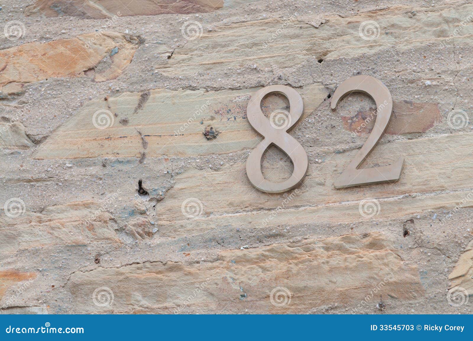 Number 82 stock image. Image of exterior, number, mounted - 33545703