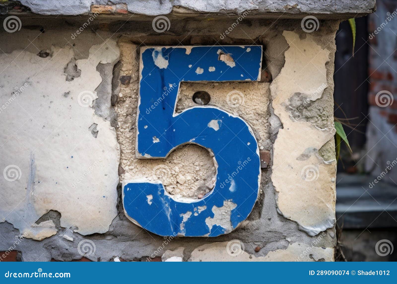 Number 5 on a Building stock illustration. Illustration of brick ...