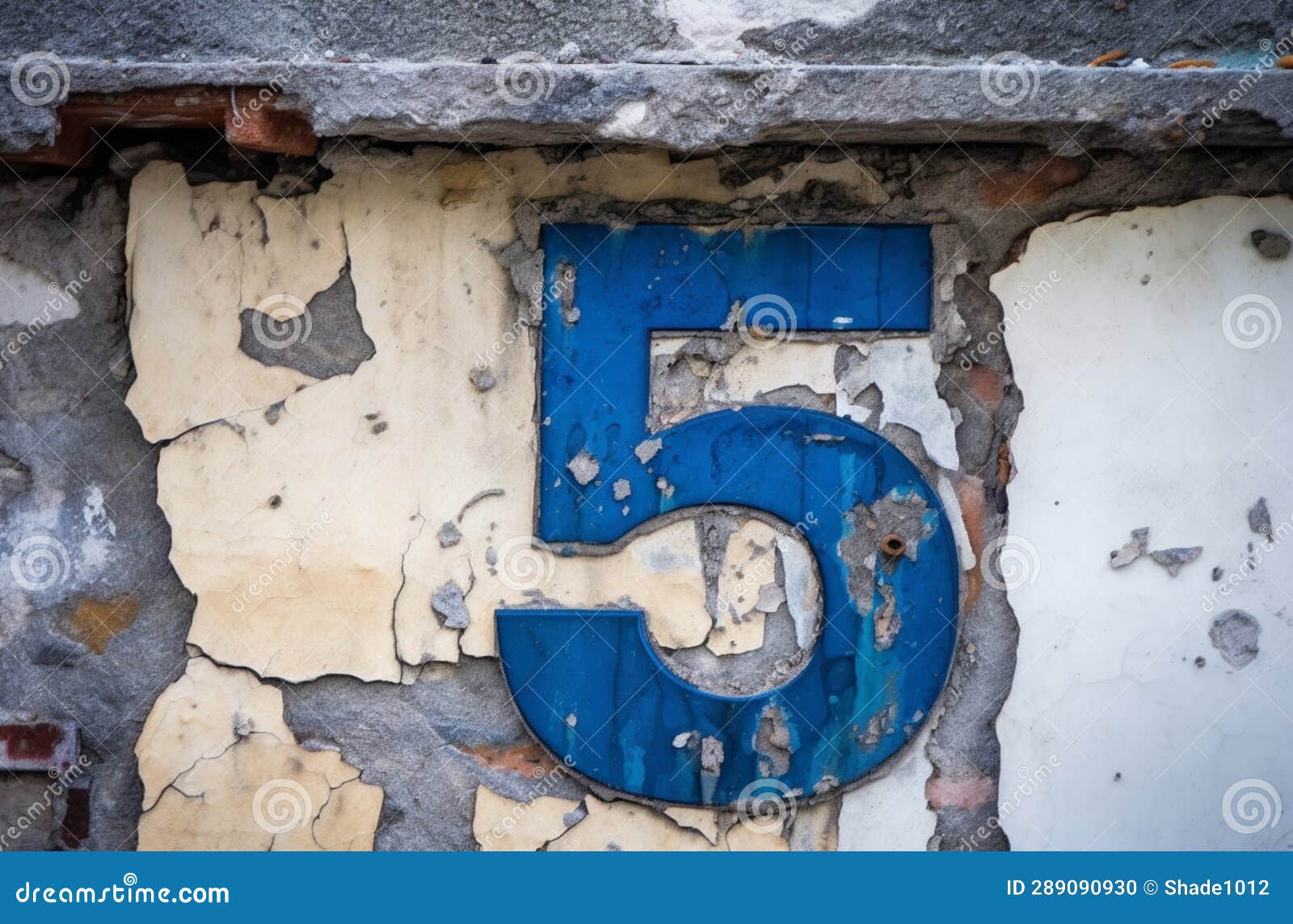 Number 5 on a Building stock illustration. Illustration of number ...