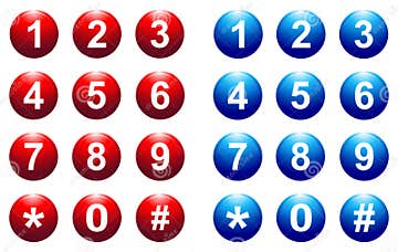 Number button stock vector. Illustration of icon, button - 41824665