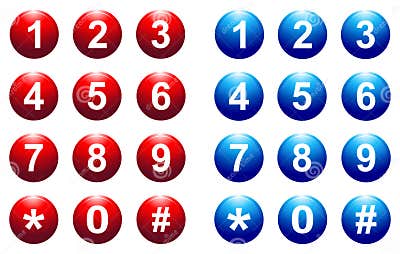 Number button stock vector. Illustration of icon, button - 41824665