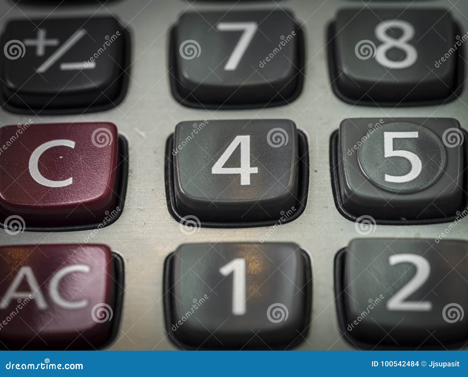 Number On Calculator Stock Image | CartoonDealer.com #100542403