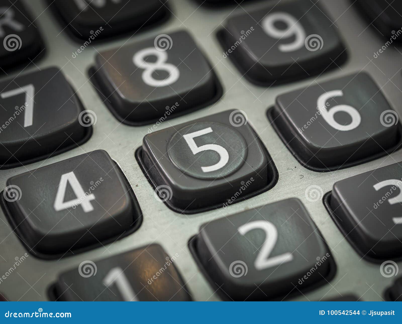 Number on calculator stock photo. Image of financial - 100542544