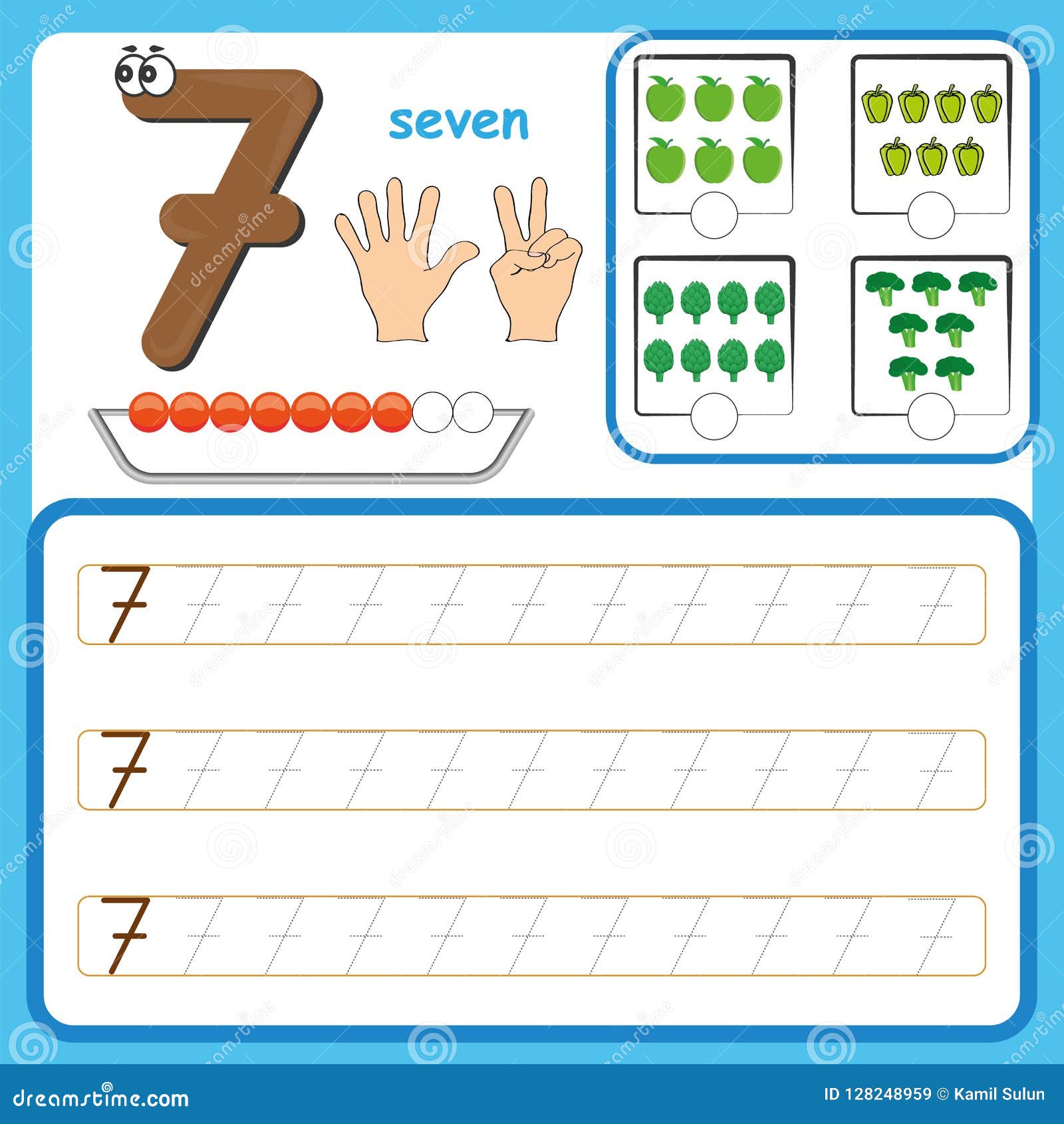 Number Cards, Counting And Writing Numbers, Learning Numbers, Numbers ... Number Cards, Counting And Writing Numbers, Learning Numbers, Numbers ...