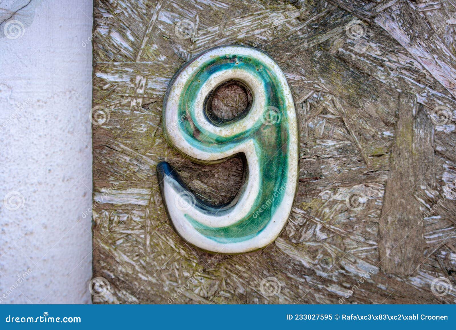 House Number 9 stock image. Image of sign, digit, amount - 233027595