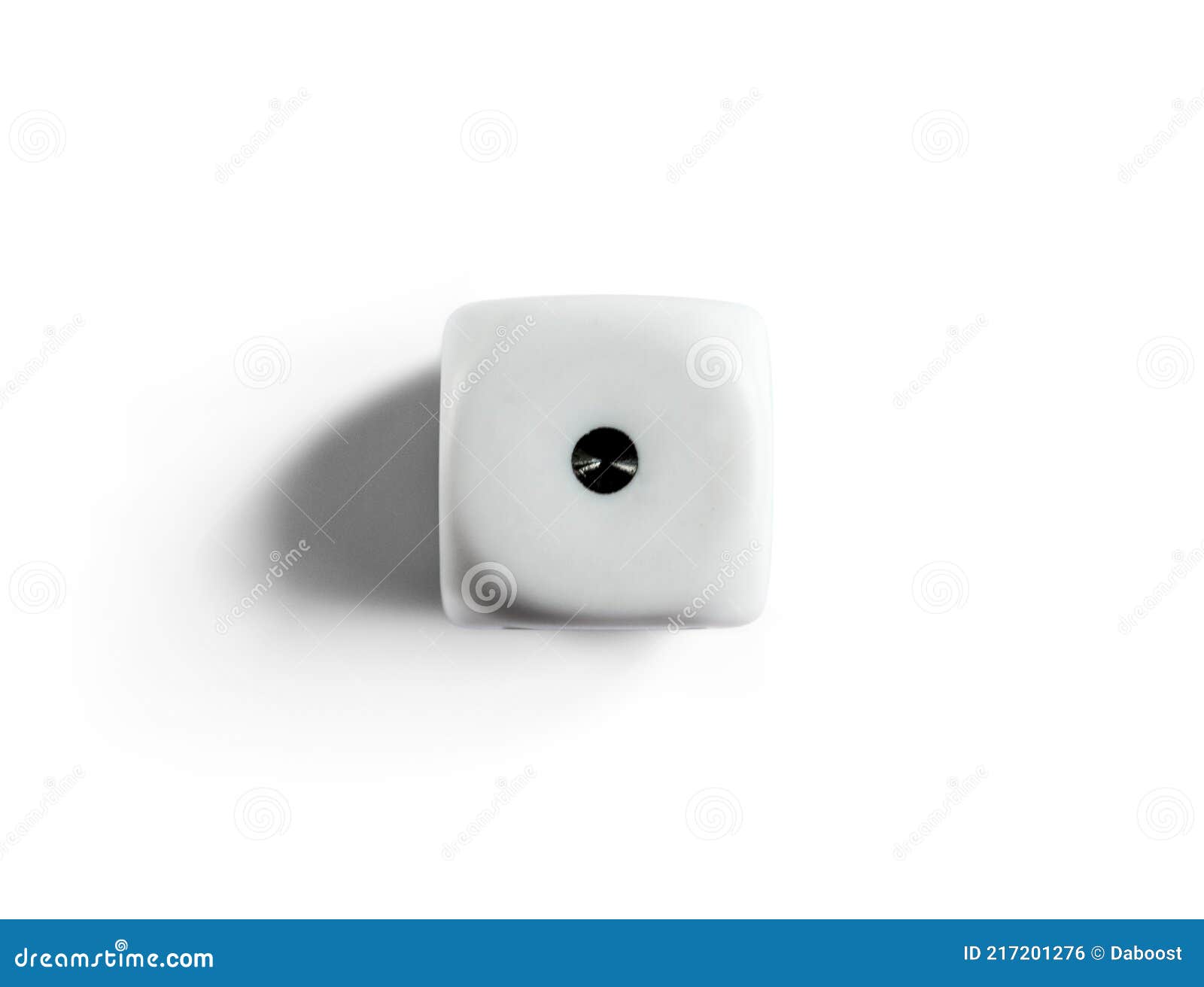 Number 1 on Clean Dice. Top View Stock Photo - Image of lucky, odds ...