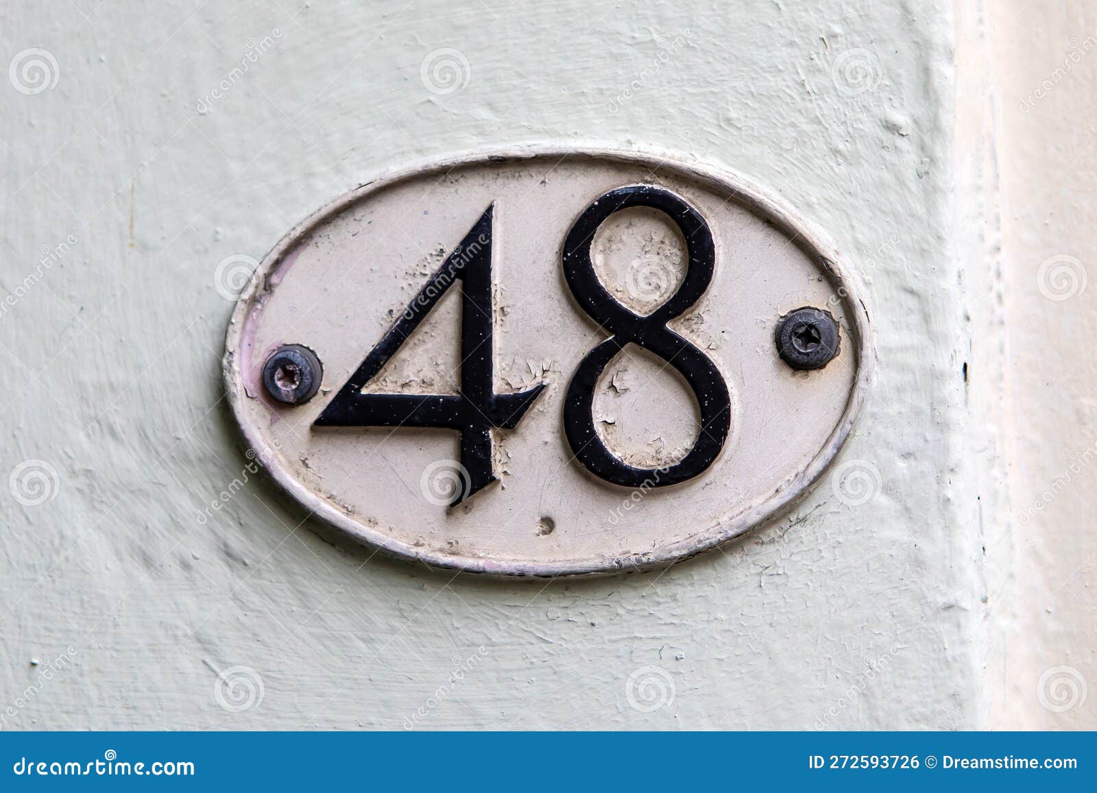 Number 48 stock photo. Image of sign, digit, close, worn - 272593726
