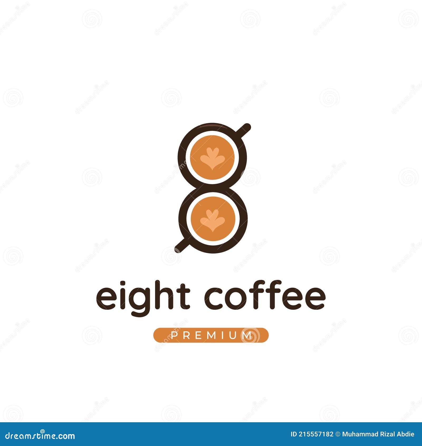 Number 1 One And Number 2 Two From Coffee Bean Isoilated On White ...