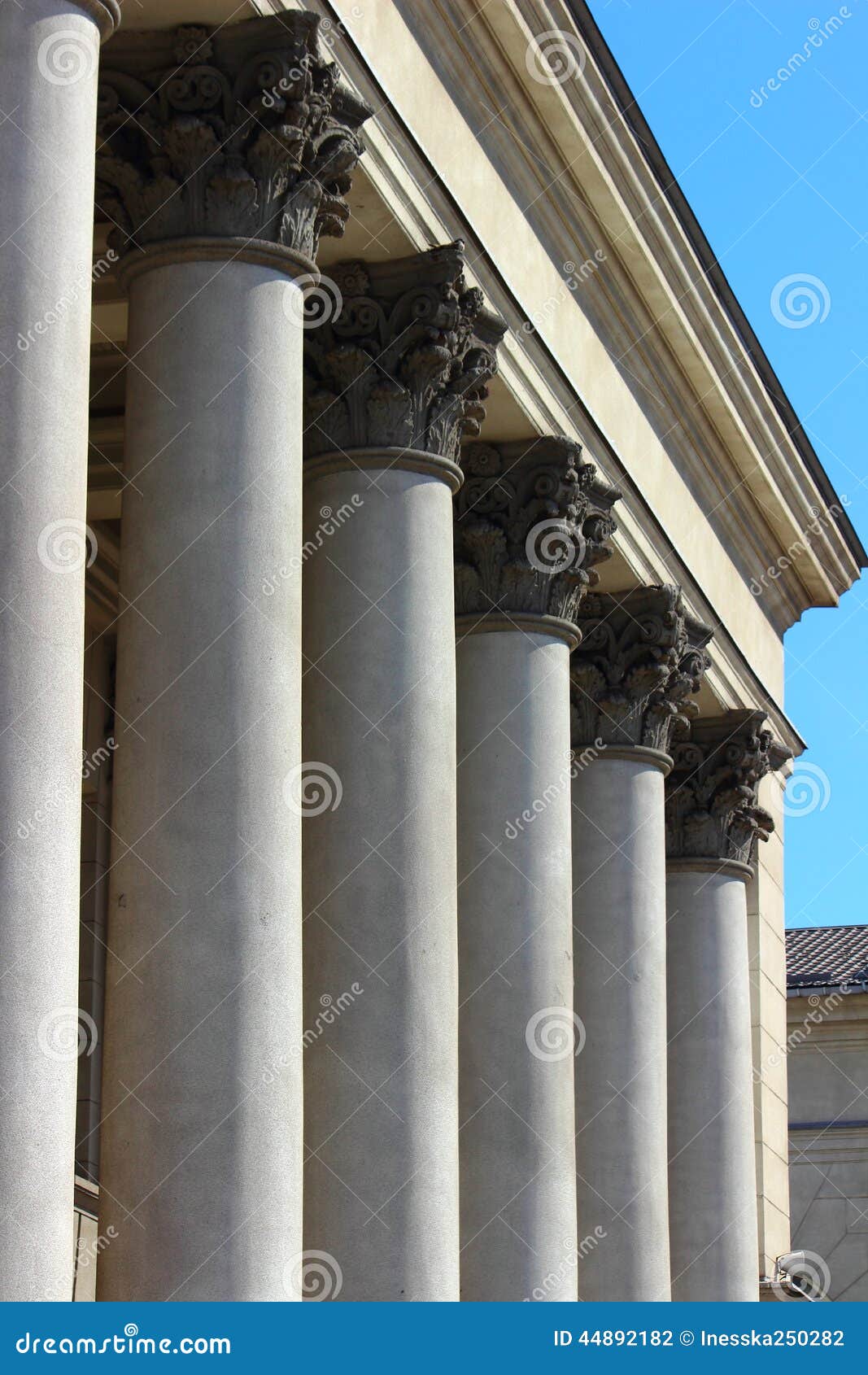 Number of Columns the Building Stock Photo - Image of pillar ...