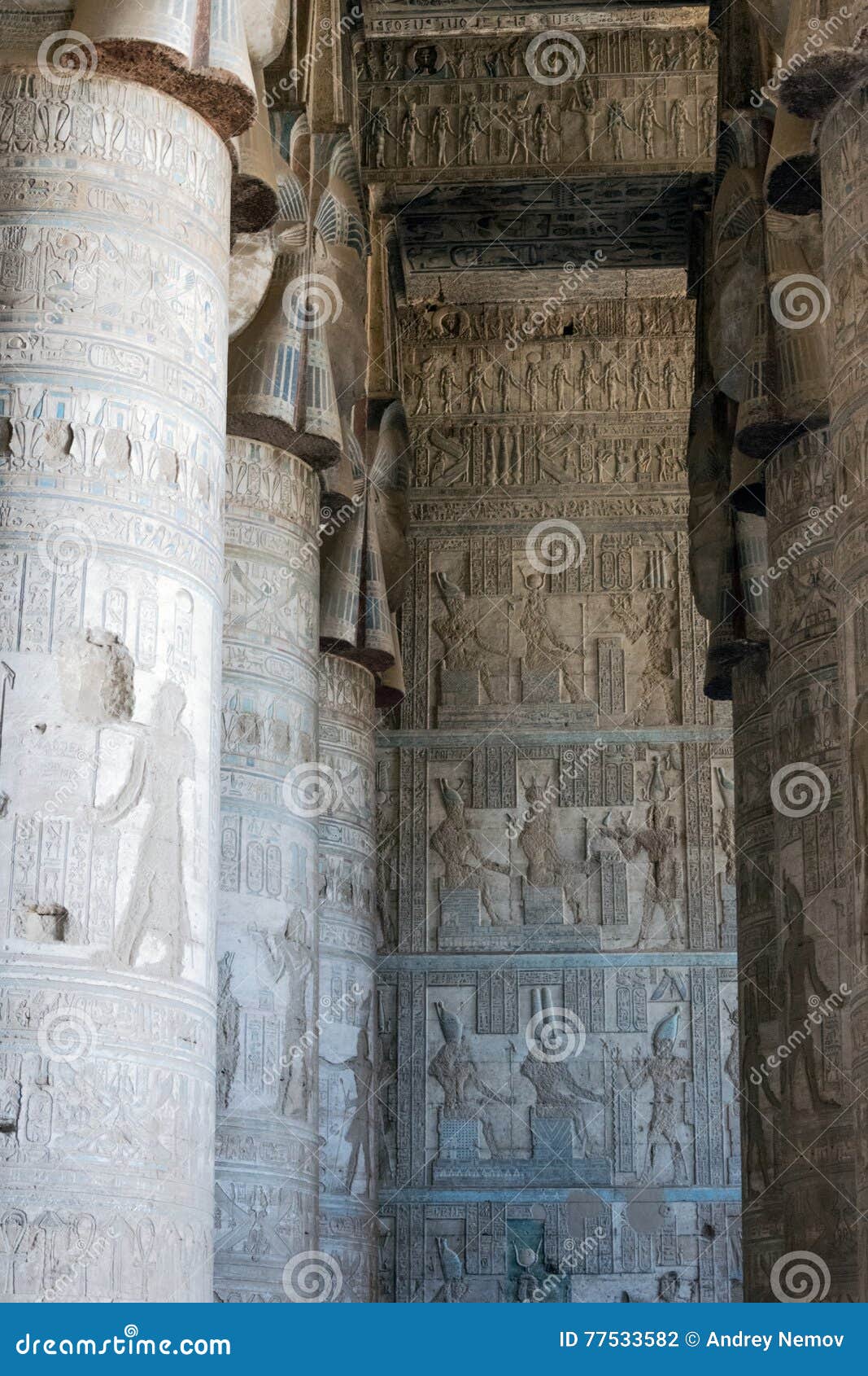 A Number Of Columns In The Temple Royalty-Free Stock Image ...