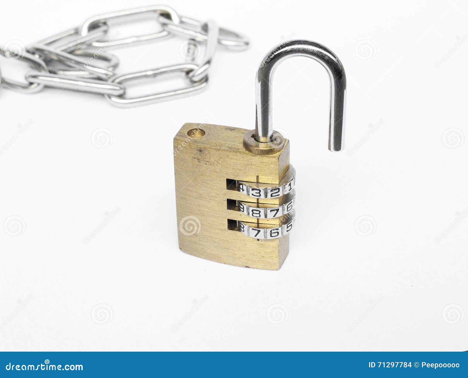 Number combination lock stock photo. Image of protection - 71297784