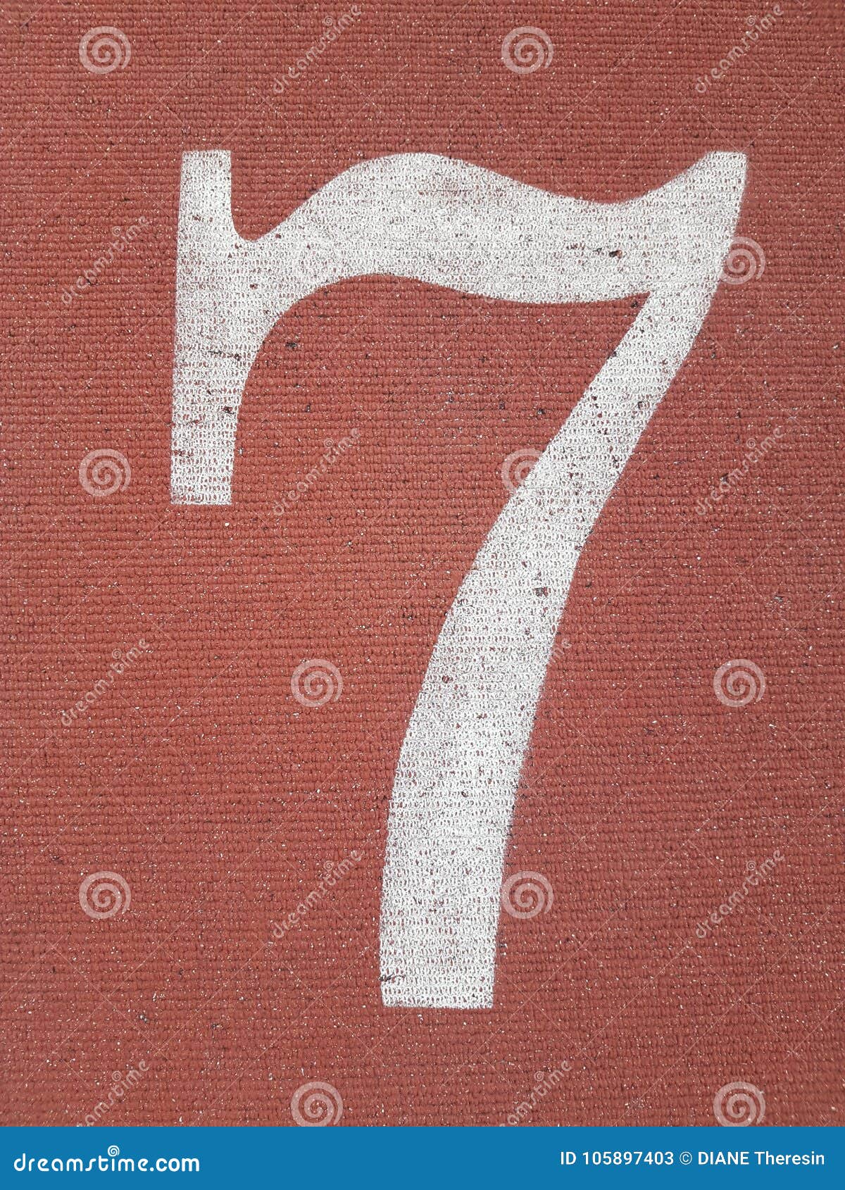 Number 7 stock image. Image of rouge, cool, number, chiffre - 105897403