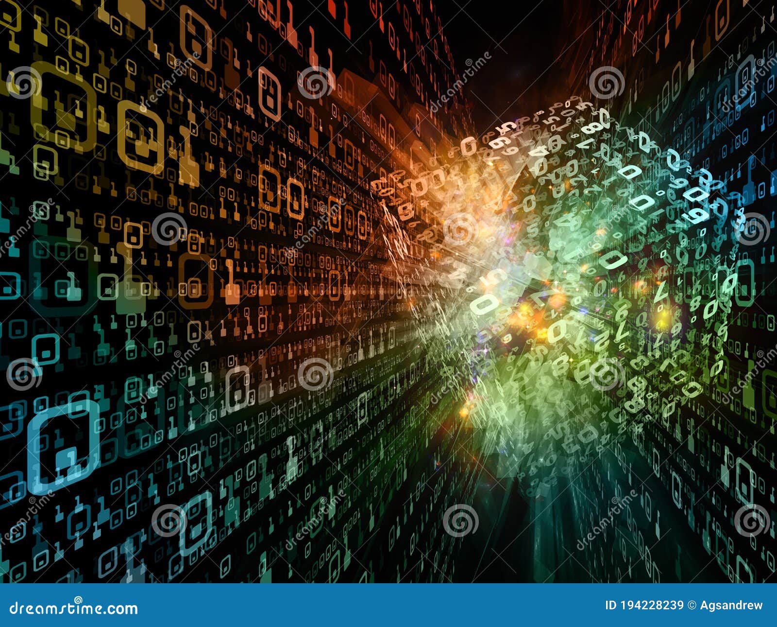 Number Cube stock illustration. Illustration of digit - 194228239