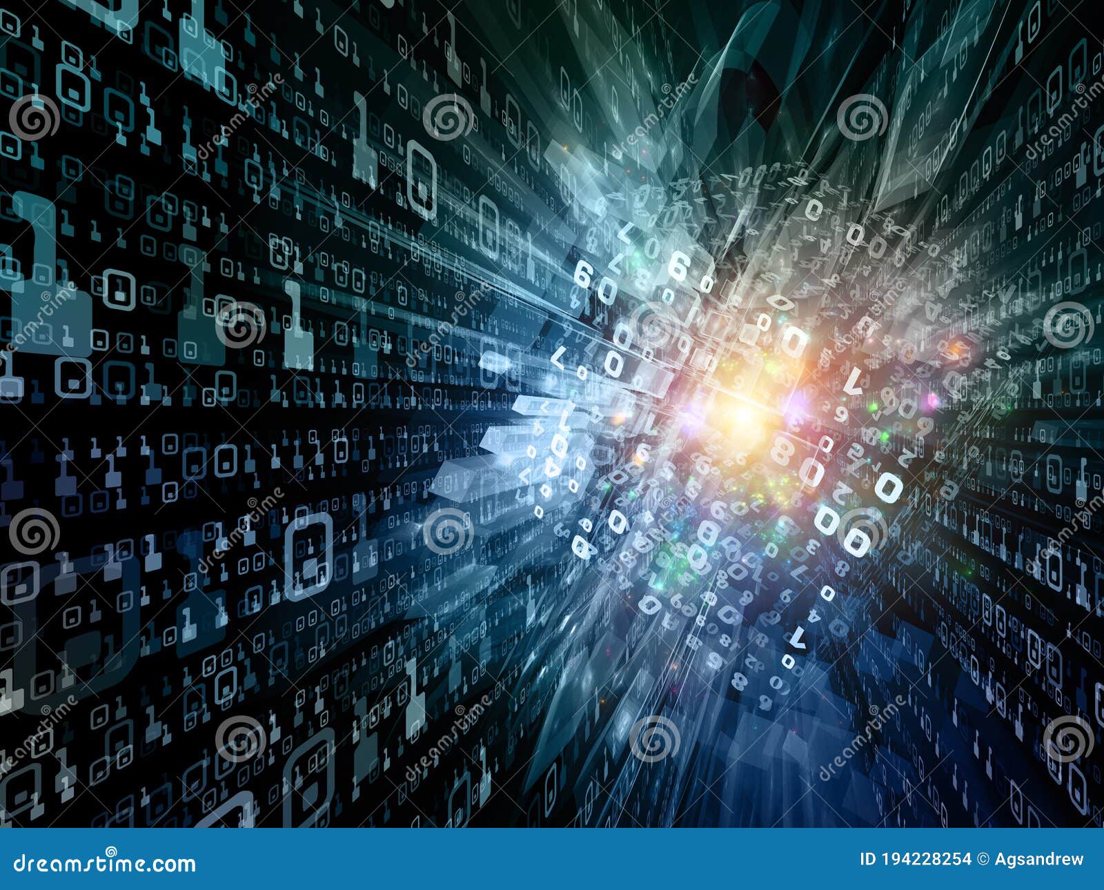 Number Cube stock illustration. Illustration of digit - 194228254