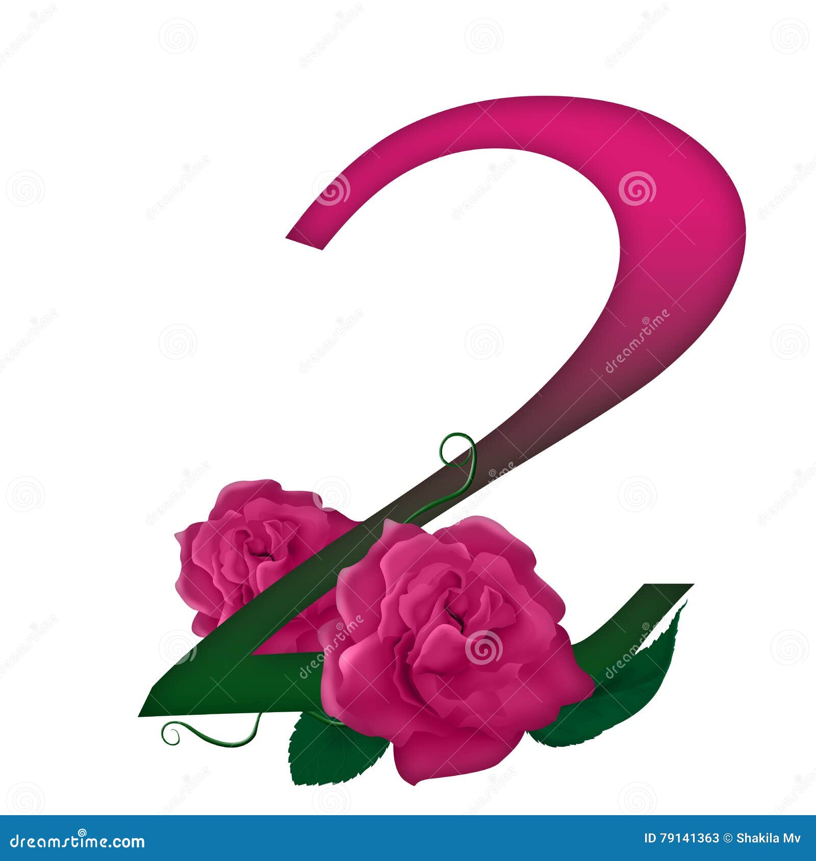 Number 2 stock illustration. Illustration of format, confetti - 79141363