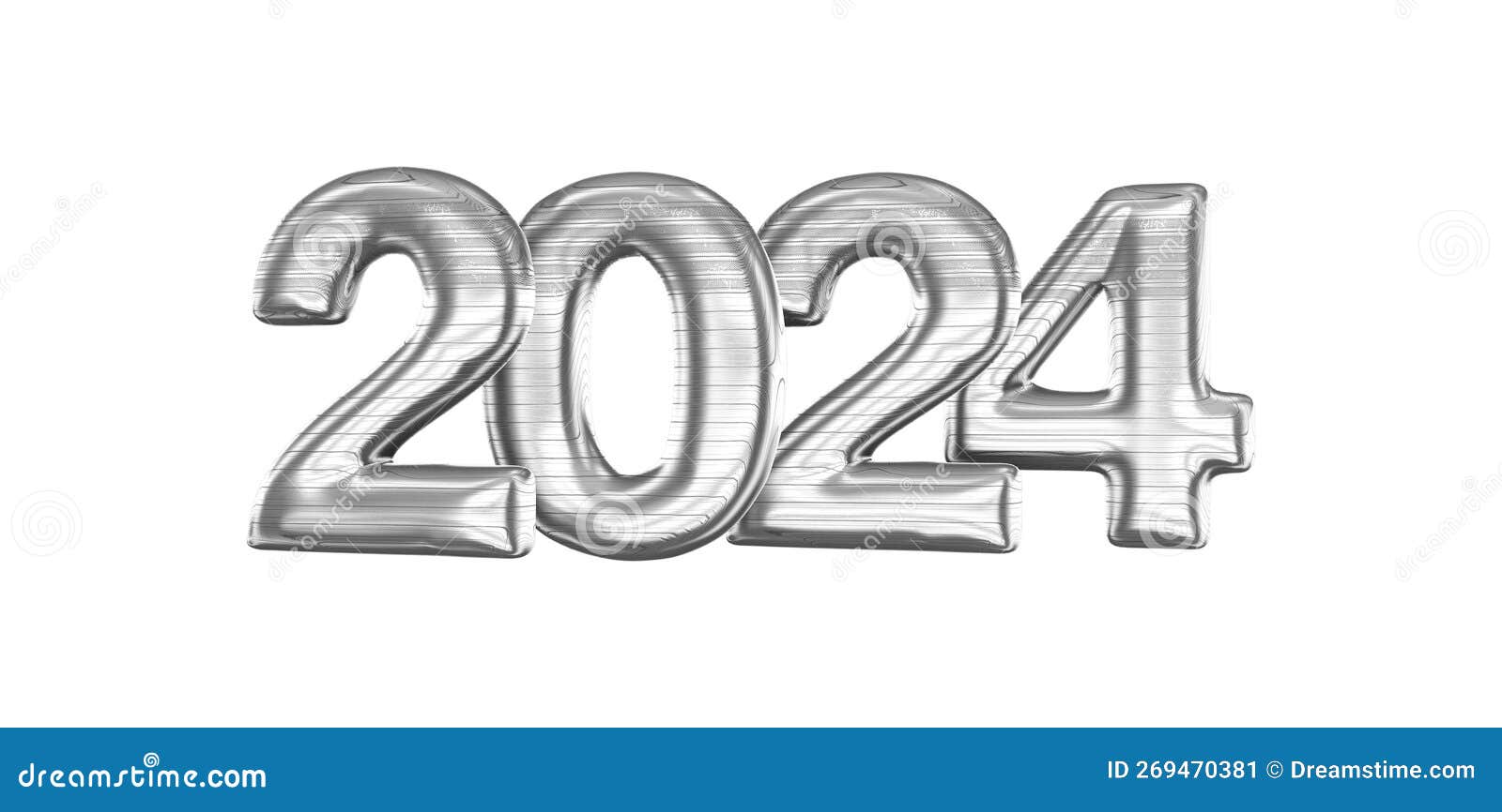 Number 2024 3D Render with Backbround Stock Illustration - Illustration ...