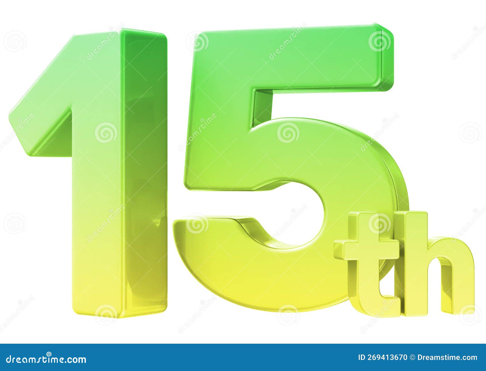 Number 3D Render with Background Stock Photo - Illustration of yellow ...