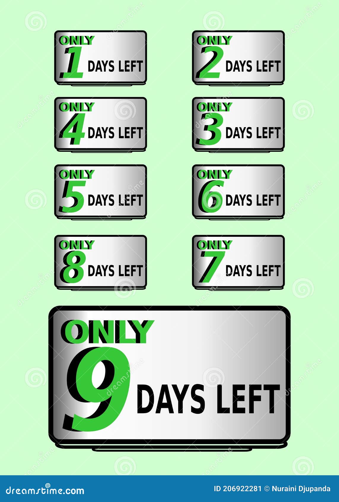 The Number of Days Remaining for the Sale or Promotion Badge in a ...
