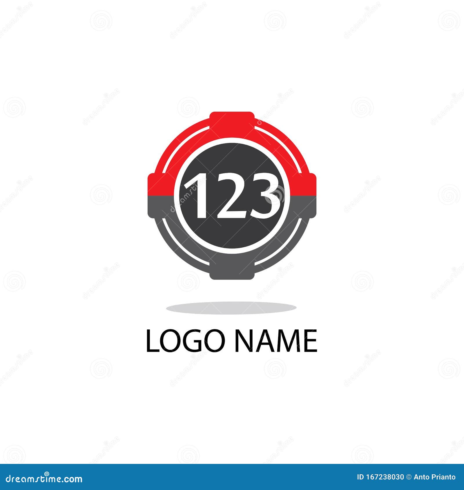 123 Number Design Modern Illustration Stock Vector - Illustration of ...