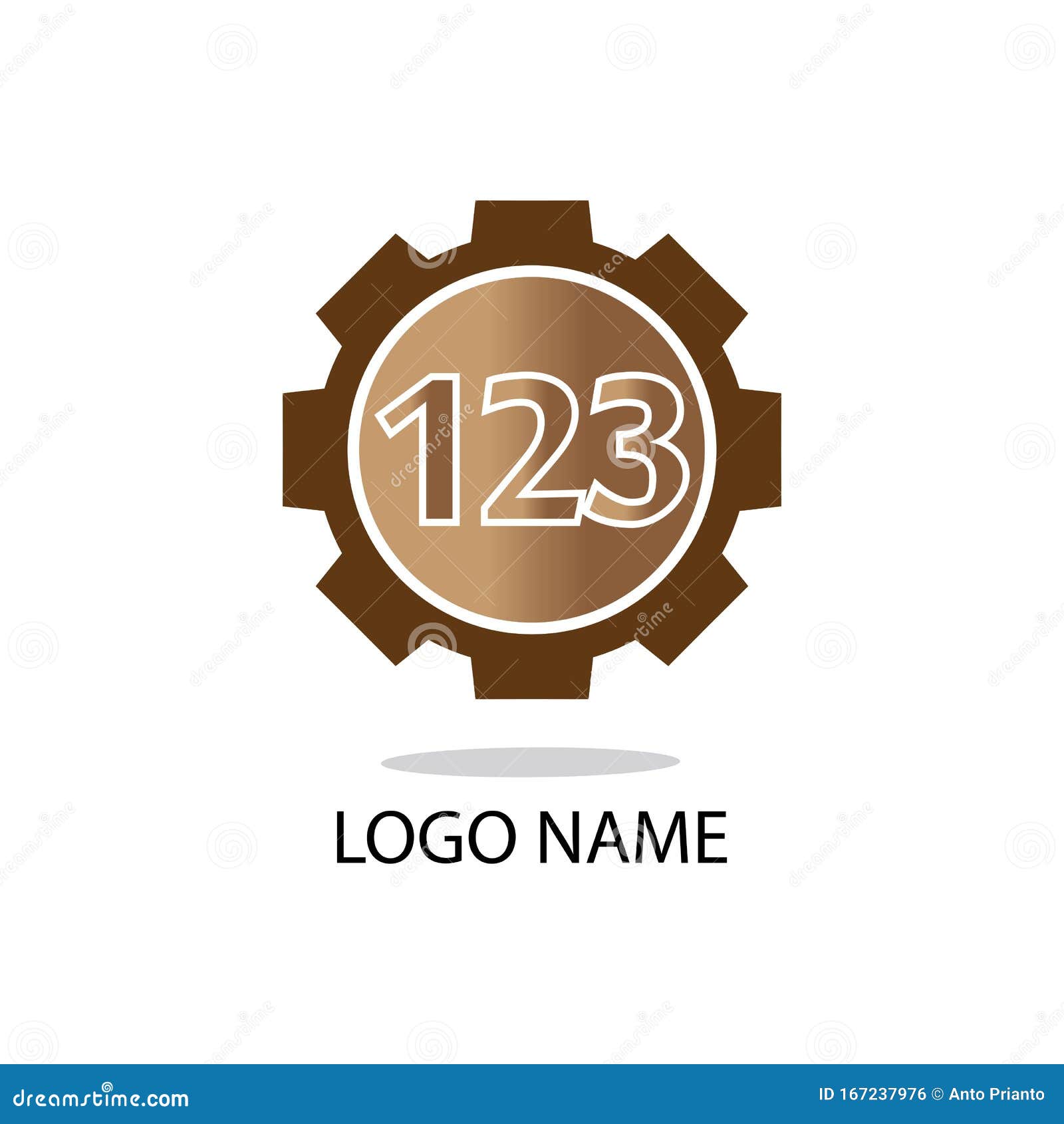 123 Number Design Modern Illustration Stock Vector - Illustration of ...