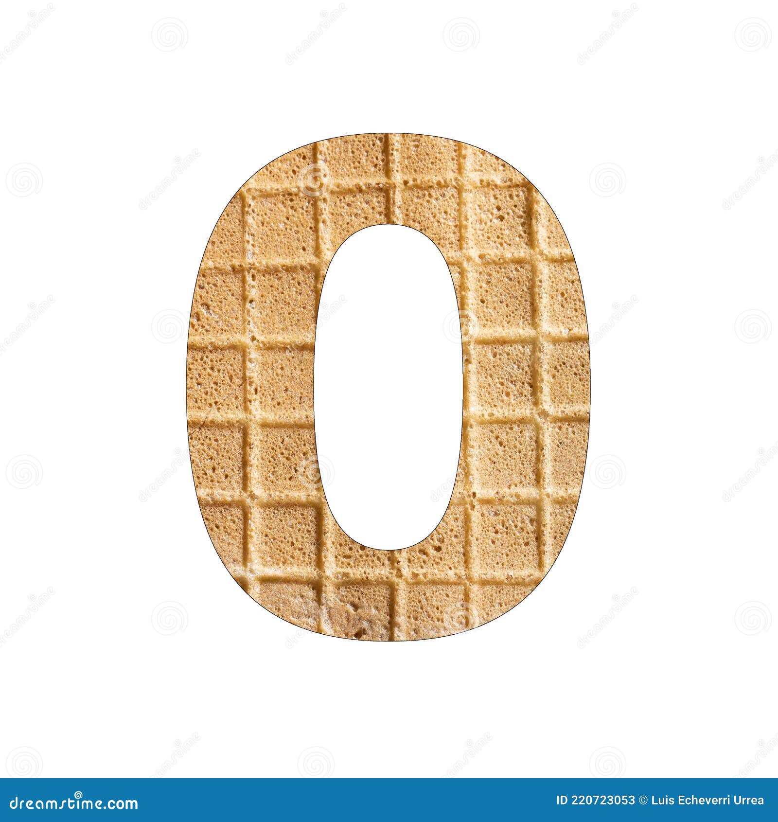 Number Digit Zero - Wafer Close-up Texture Stock Image - Image of view ...