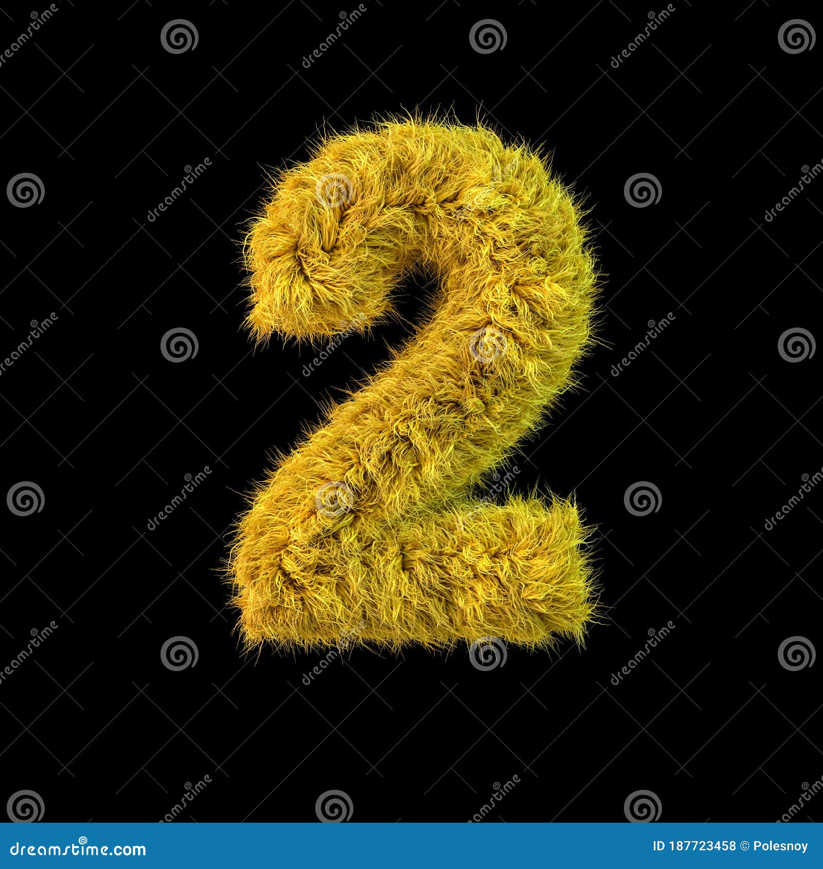 Deuce. Number Two With Rounded Corners. Arabic Number Symbol. Sketch ...