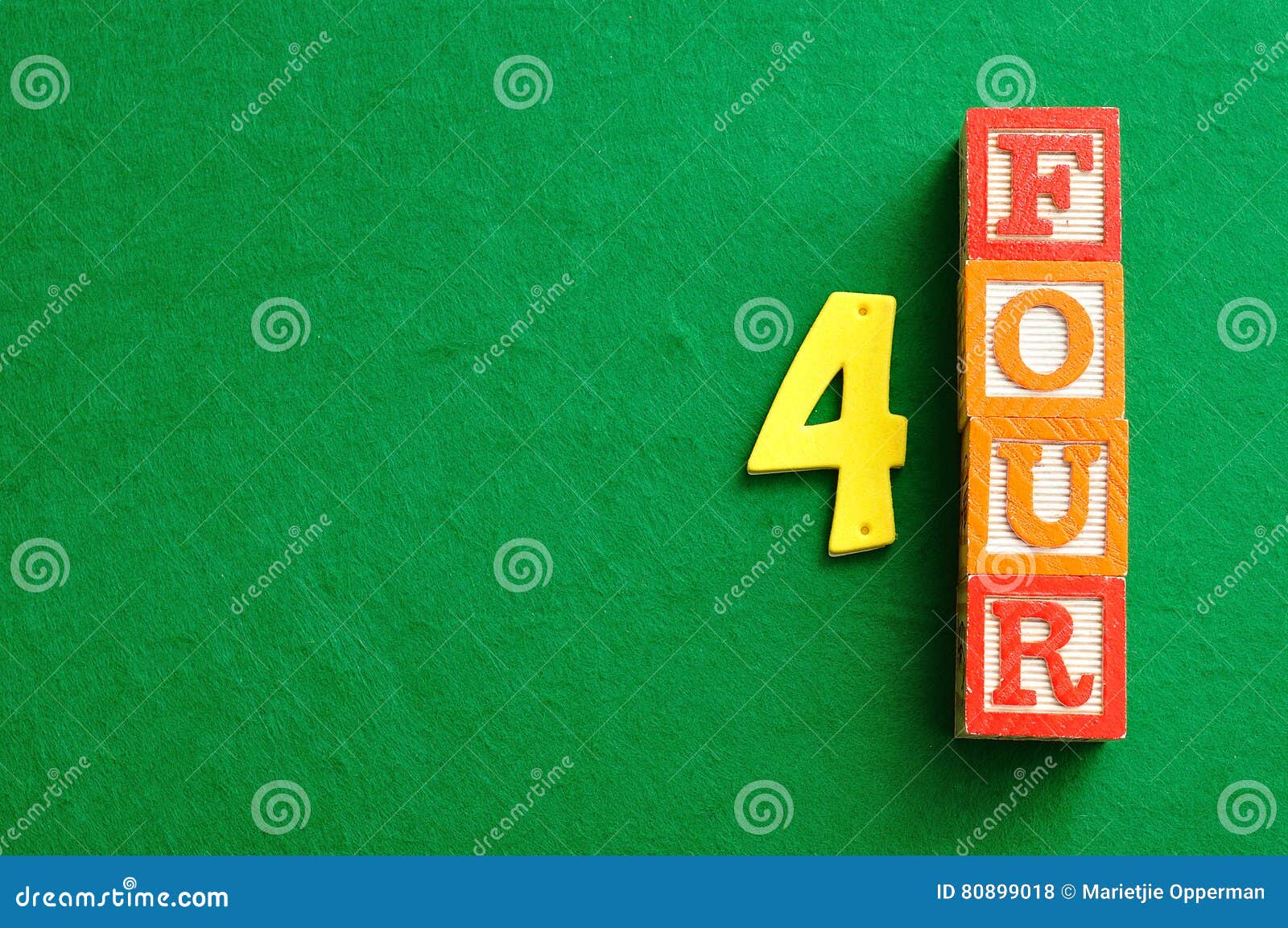 Number 4 stock photo. Image of four, math, number, spell - 80899018