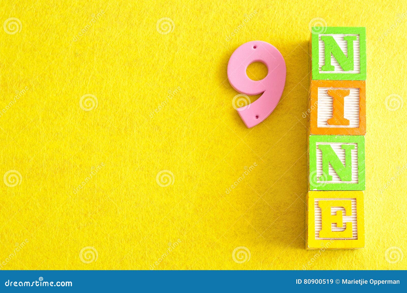 Number 9 stock image. Image of blocks, math, spell, nine - 80900519