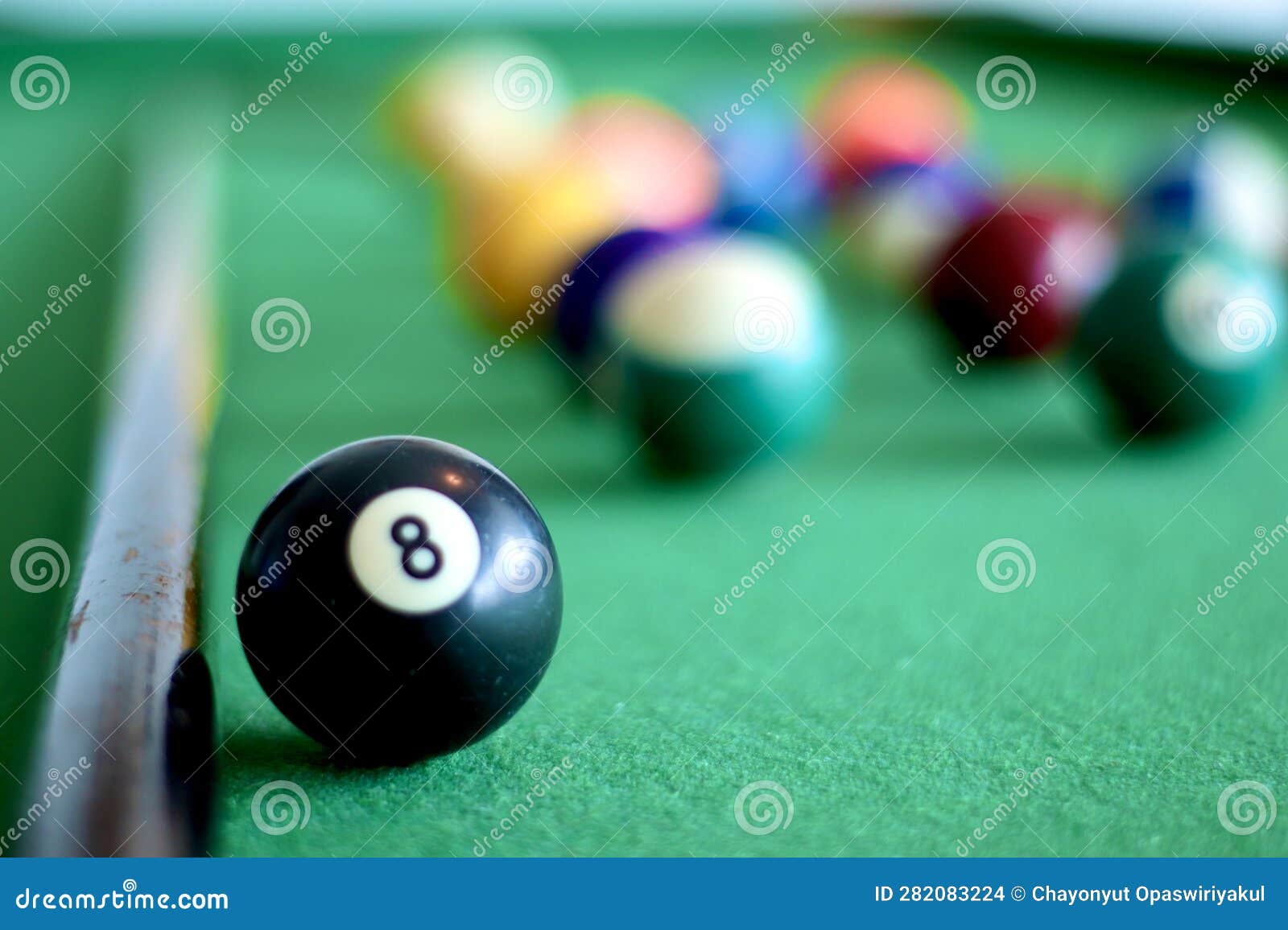 Number Eight Black Snooker Ball Stock Photo - Image of ball, eight ...