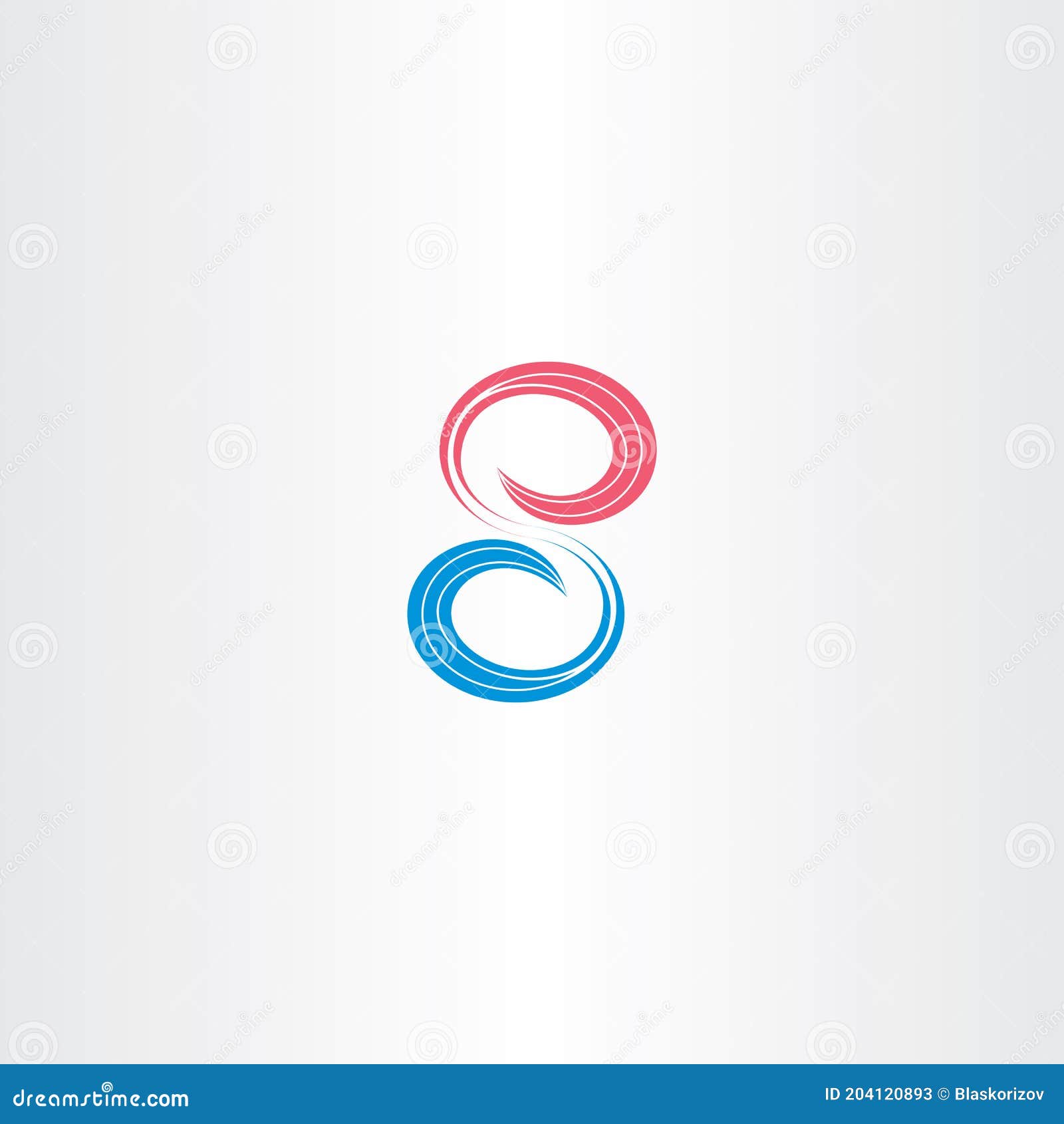Number Eight 8 Symbol Design Stock Vector - Illustration of vector ...