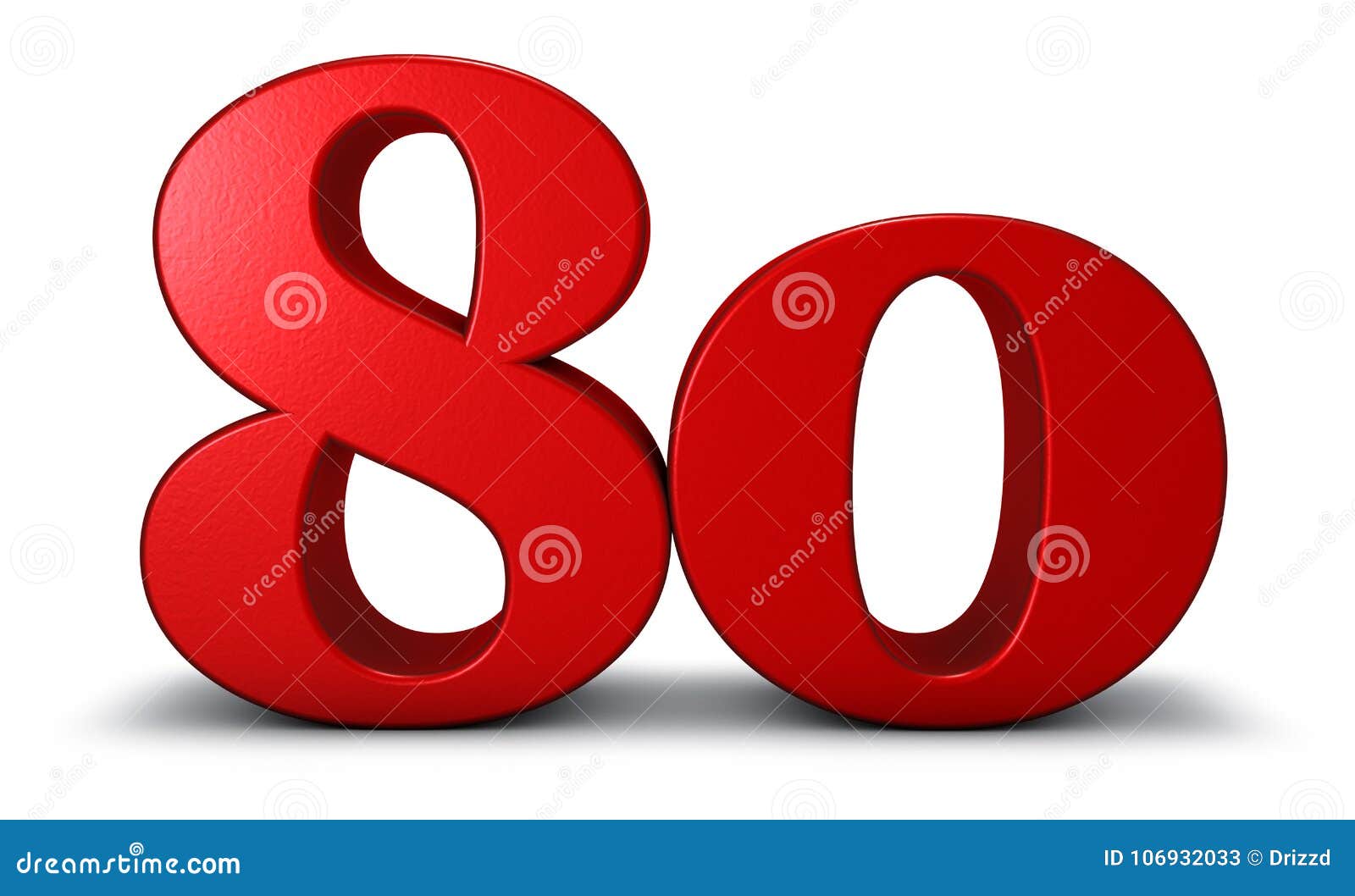 Number Eighty Six On White Background. Isolated 3D Illustration ...