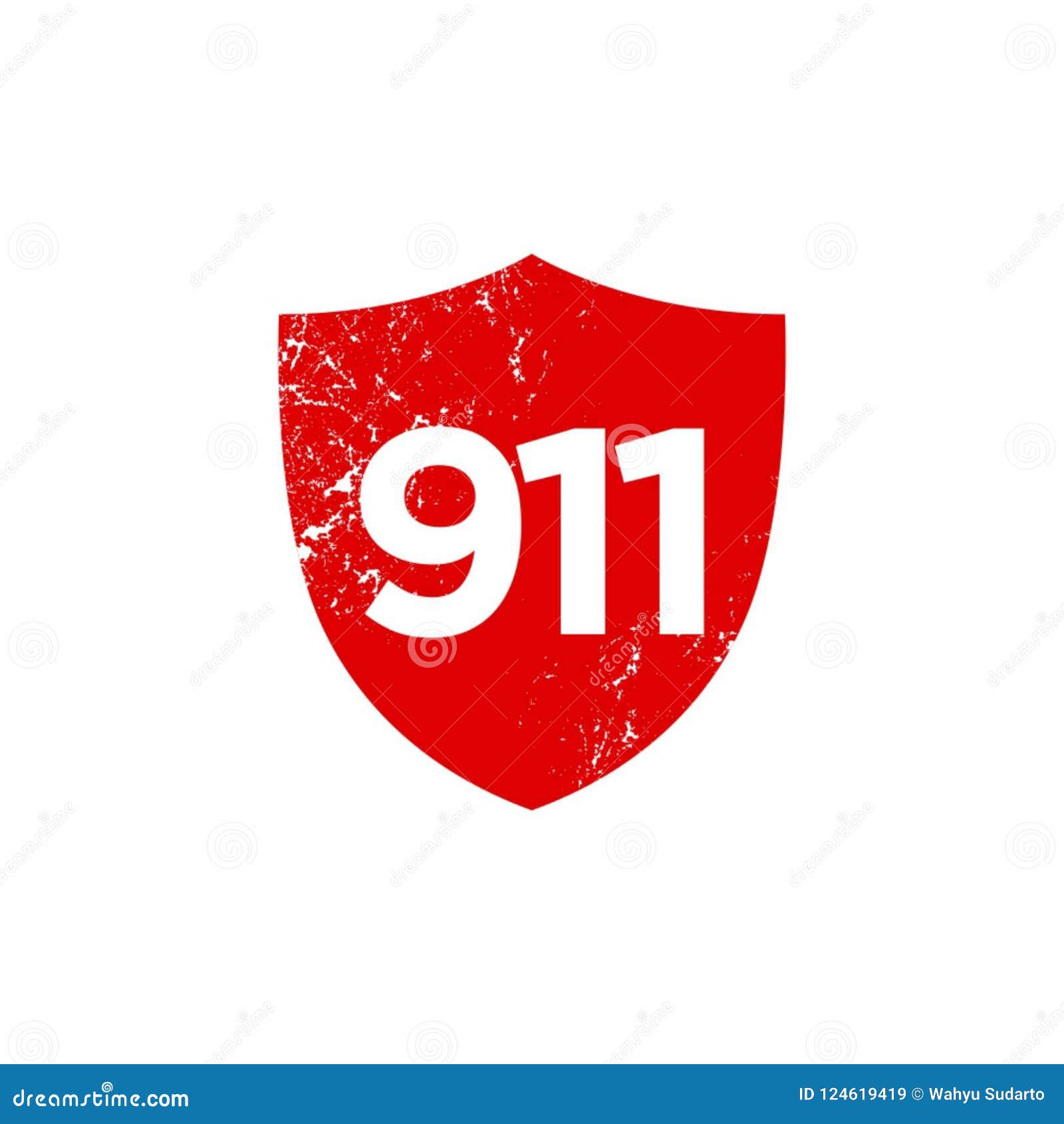 Number Emergency 911 Flat Design Stock Illustration - Illustration of ...