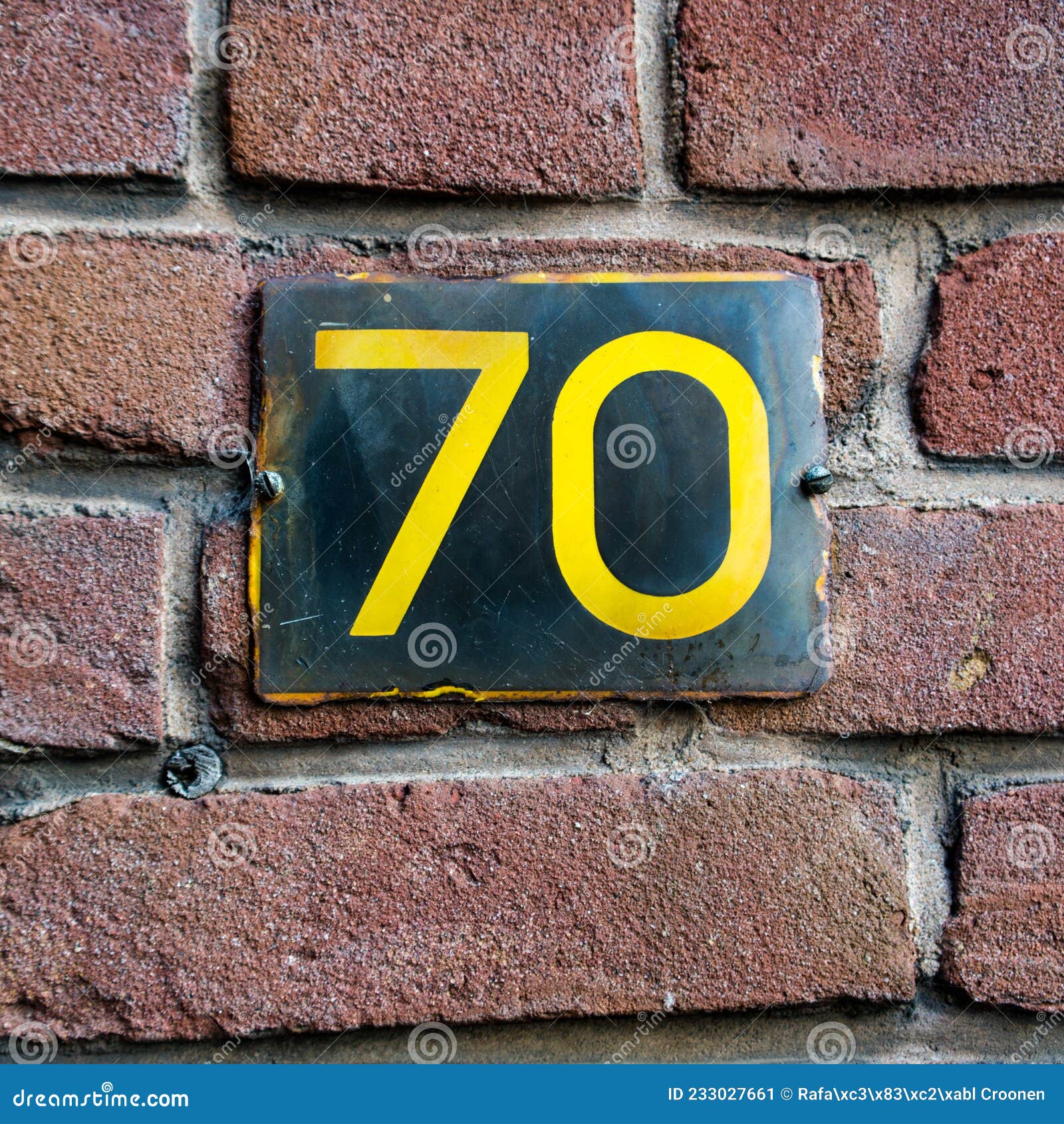House Number 70 stock image. Image of digit, ornament - 233027661