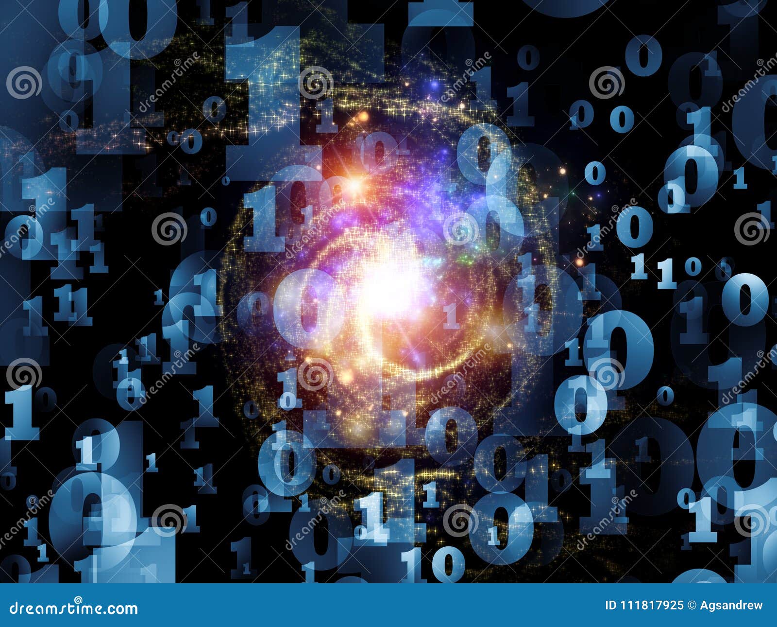 Number Energy stock illustration. Illustration of cosmos - 111817925