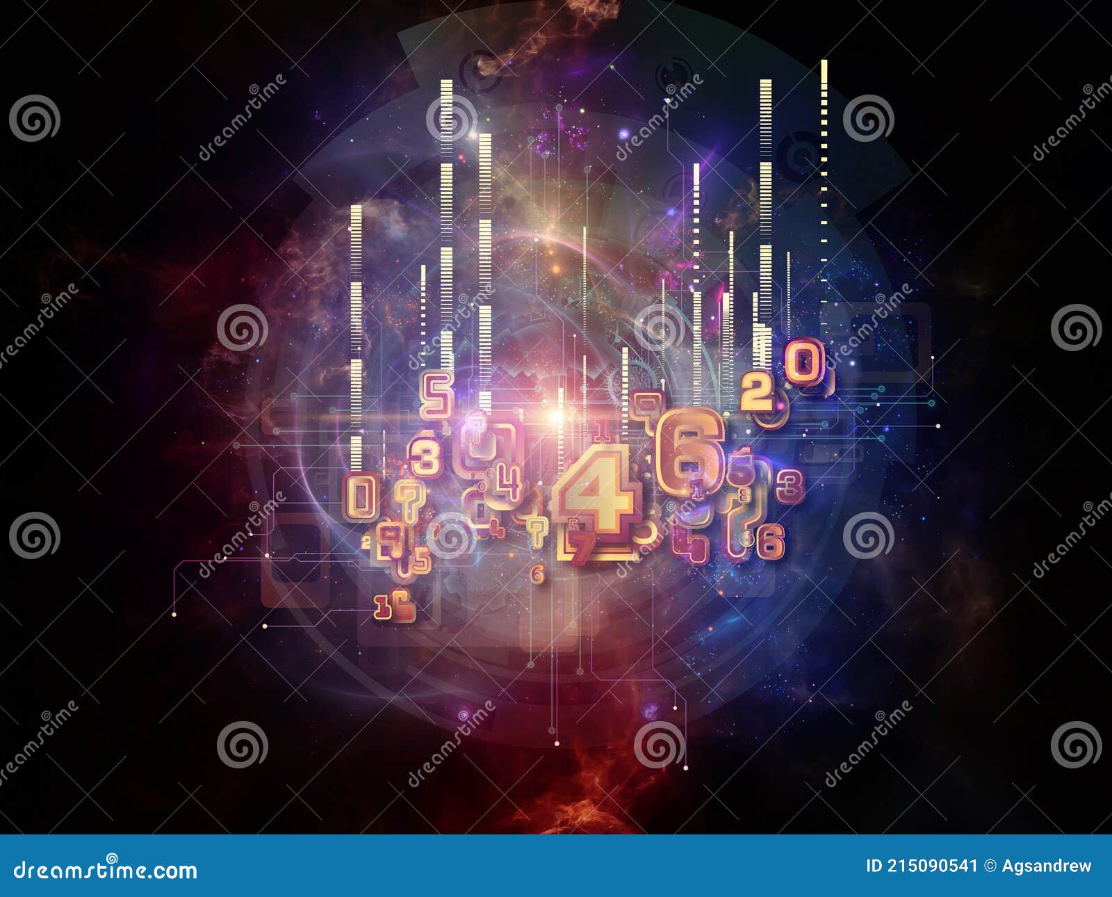 Number Engine stock illustration. Illustration of technology - 215090541