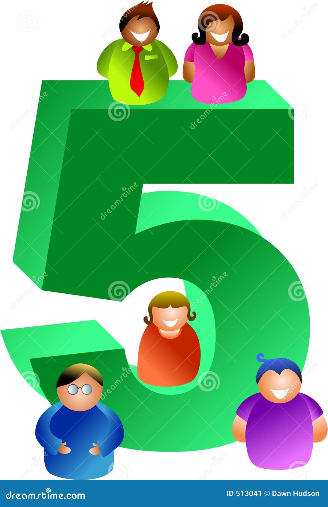 Number five stock illustration. Illustration of company - 513041