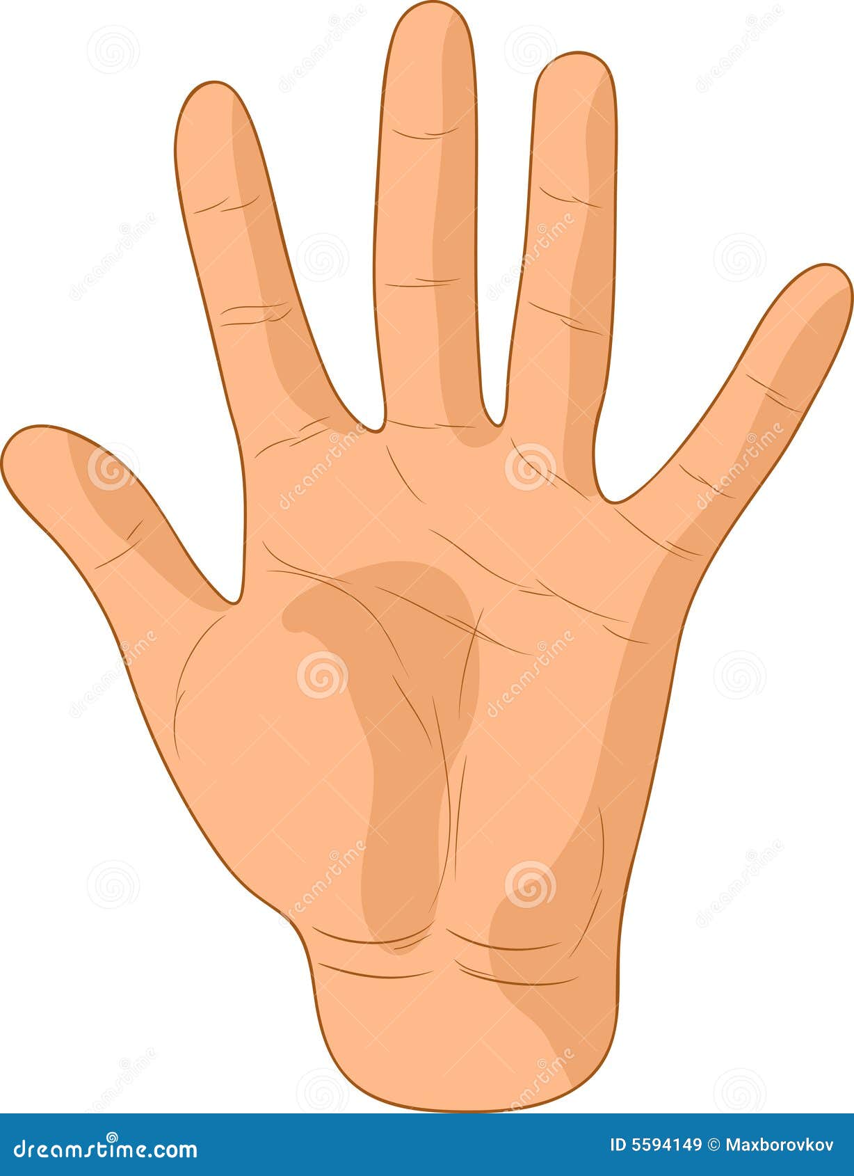 Number five. stock vector. Illustration of five, icon - 5594149