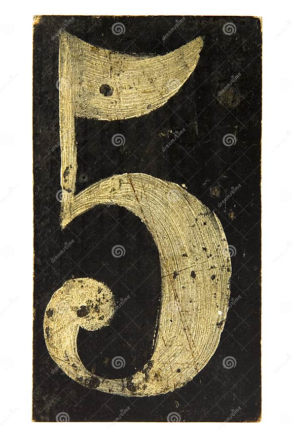 Number five stock image. Image of characters, isolated - 6351143