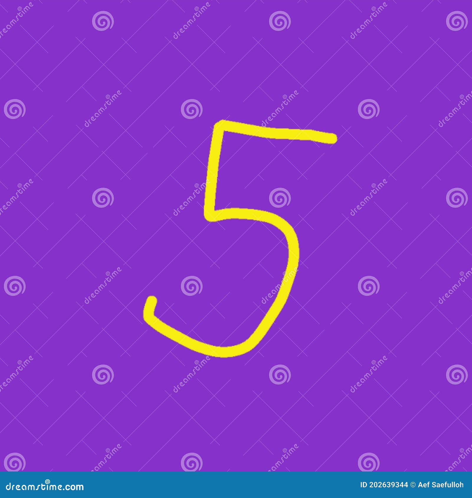 Number five animasi stock illustration. Illustration of label - 202639344