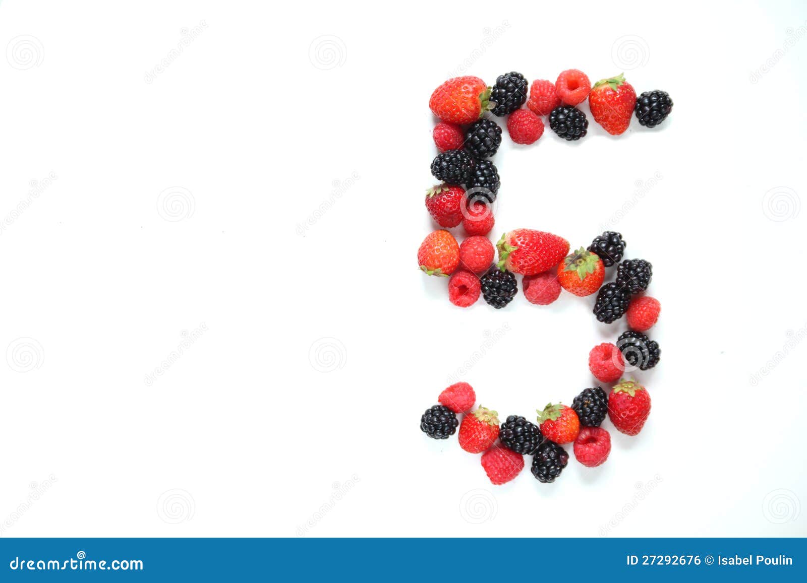 Number five with fruits stock photo. Image of number - 27292676