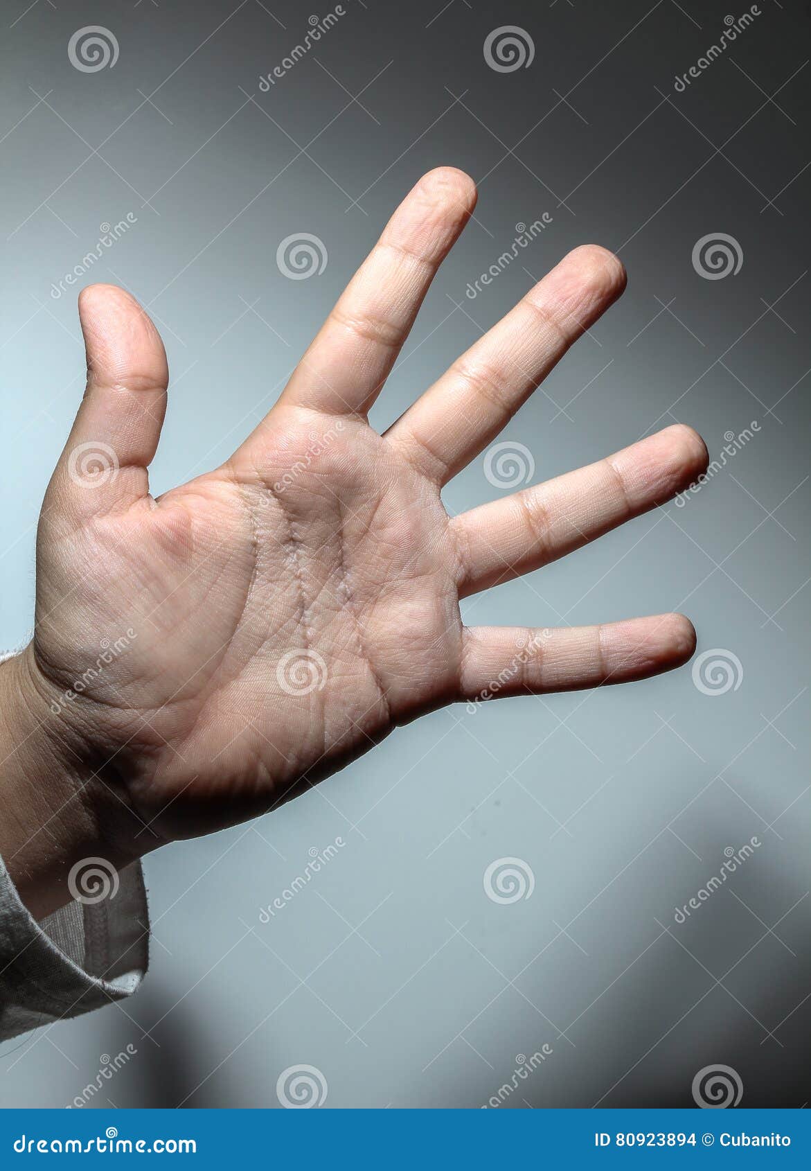 Number five - Hand stock photo. Image of hand, stretched - 80923894