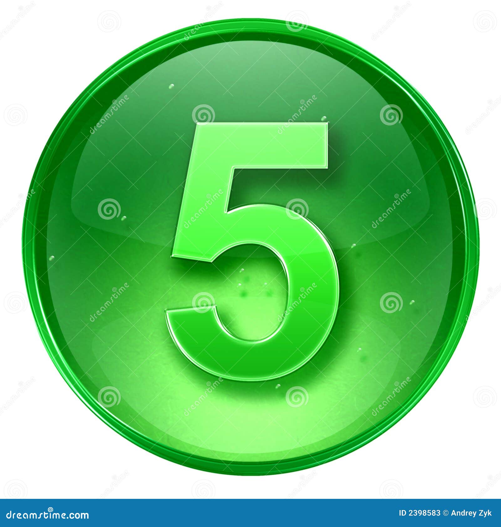 Number five icon. stock illustration. Illustration of hardware - 2398583