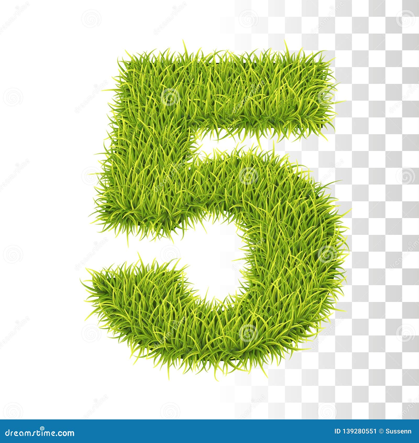 Number Five Illustration stock vector. Illustration of graphic - 139280551