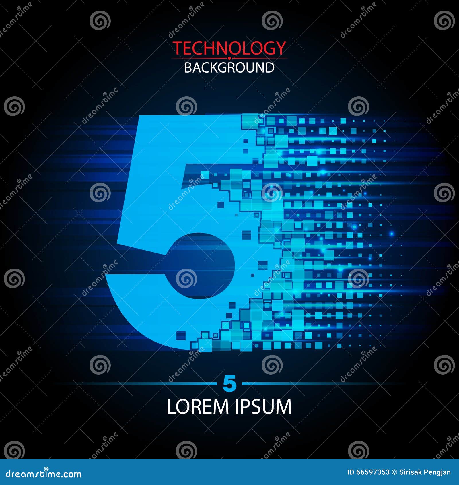 Five Technology Divices Vector Illustration | CartoonDealer.com #231027350